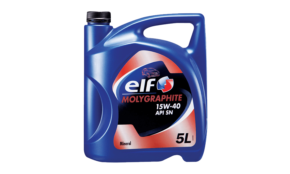 ELF MOLYGRAPHITE ENGINE OIL 15W40 (5L)